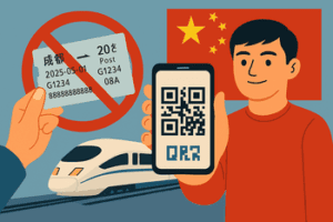 China Ends Paper Train Tickets: Complete Digital Guide 2025